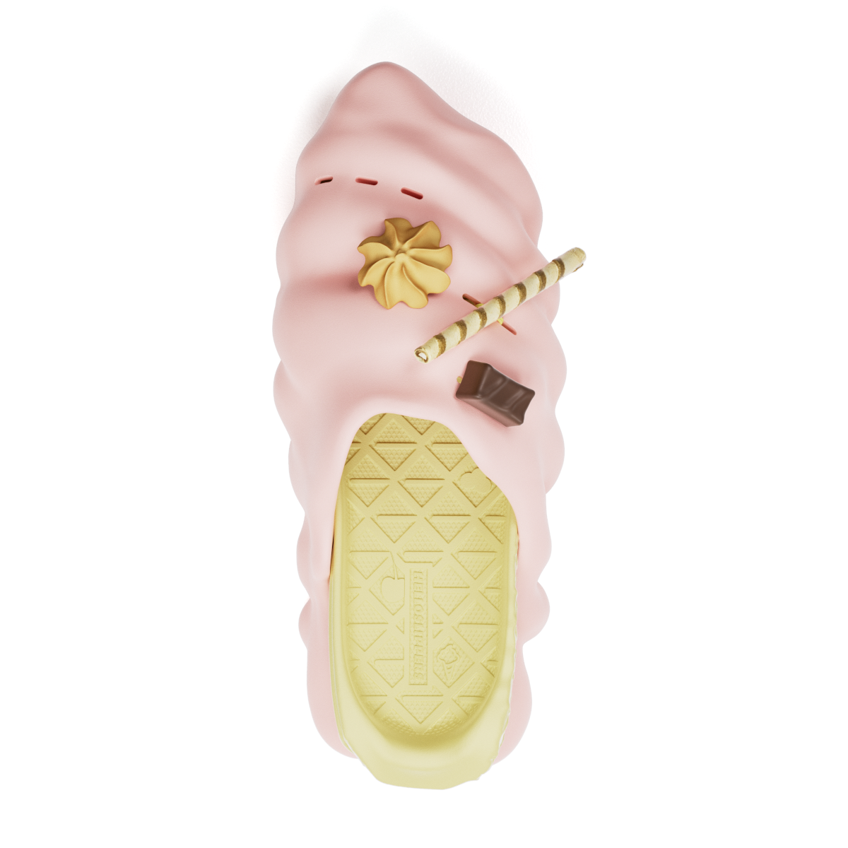 Galleta RolloDeOblea Chocolate Accesorios para Ice Cream Mule ...